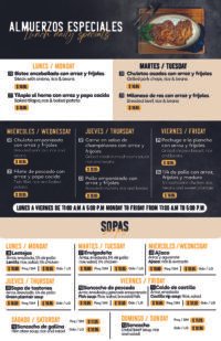 MENU – Mr. Mario Restaurant